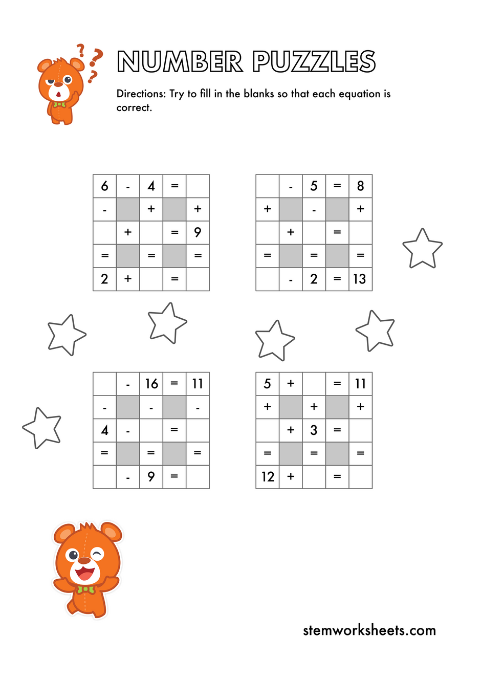 Worksheets – STEMWorksheets
