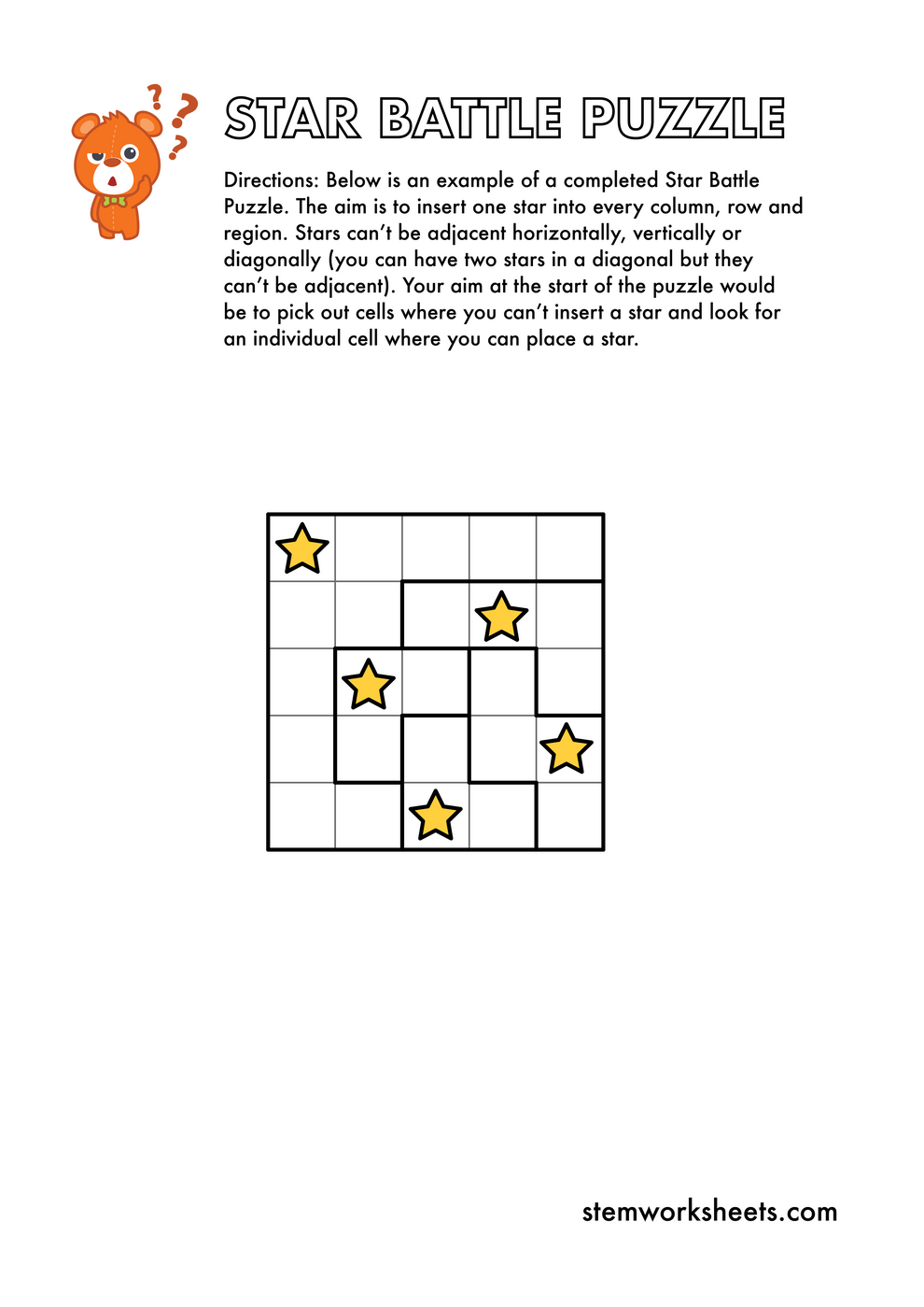 FREE Math Logic Puzzles Pack 5 – STEMWorksheets