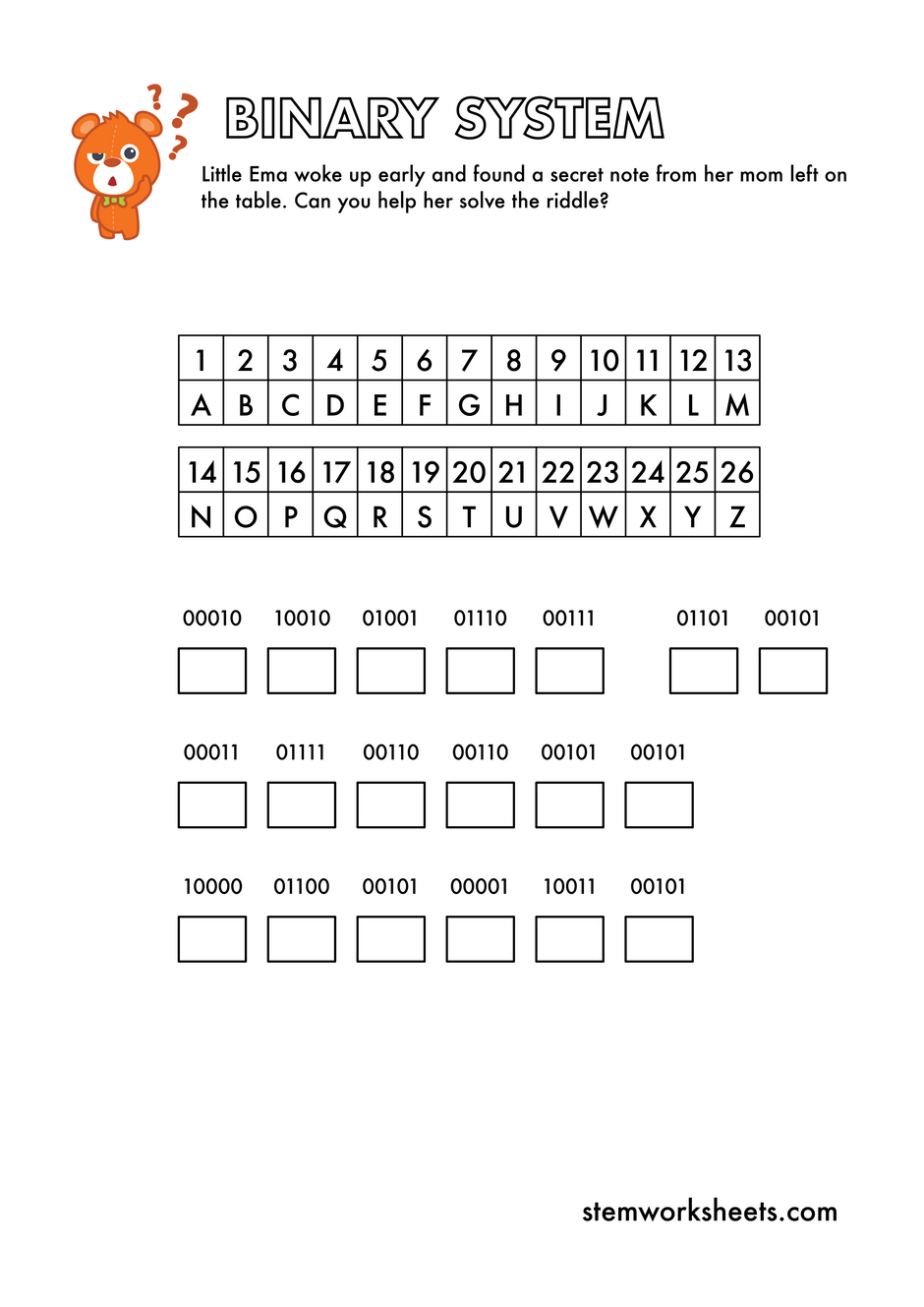 Worksheets – STEMWorksheets
