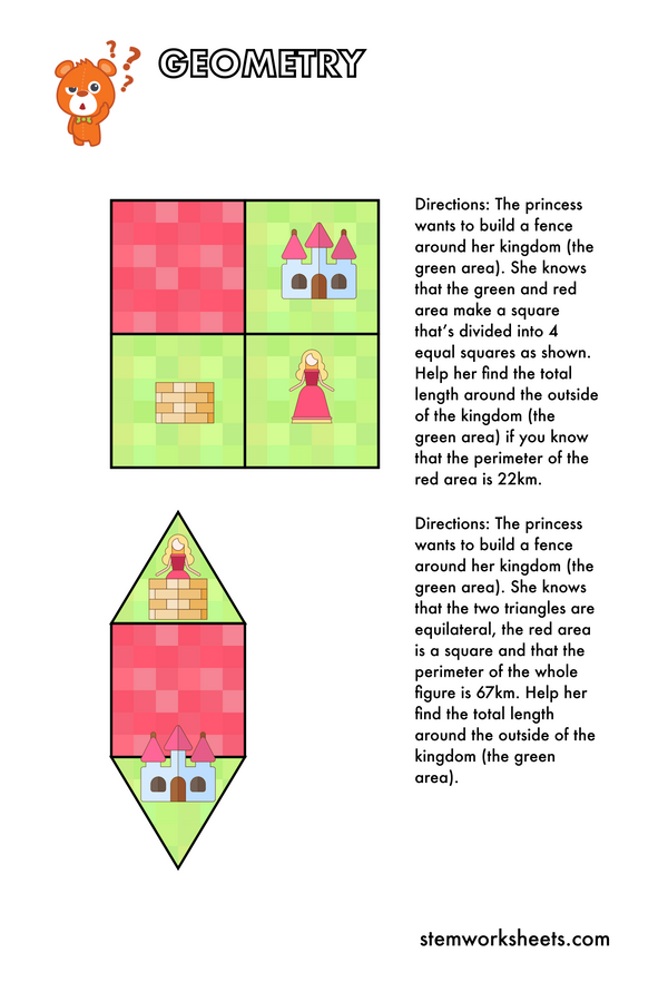 FREE Geometry Worksheets Pack 2 – STEMWorksheets