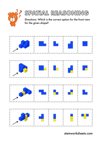 FREE Spatial Reasoning Pack 3 – STEMWorksheets