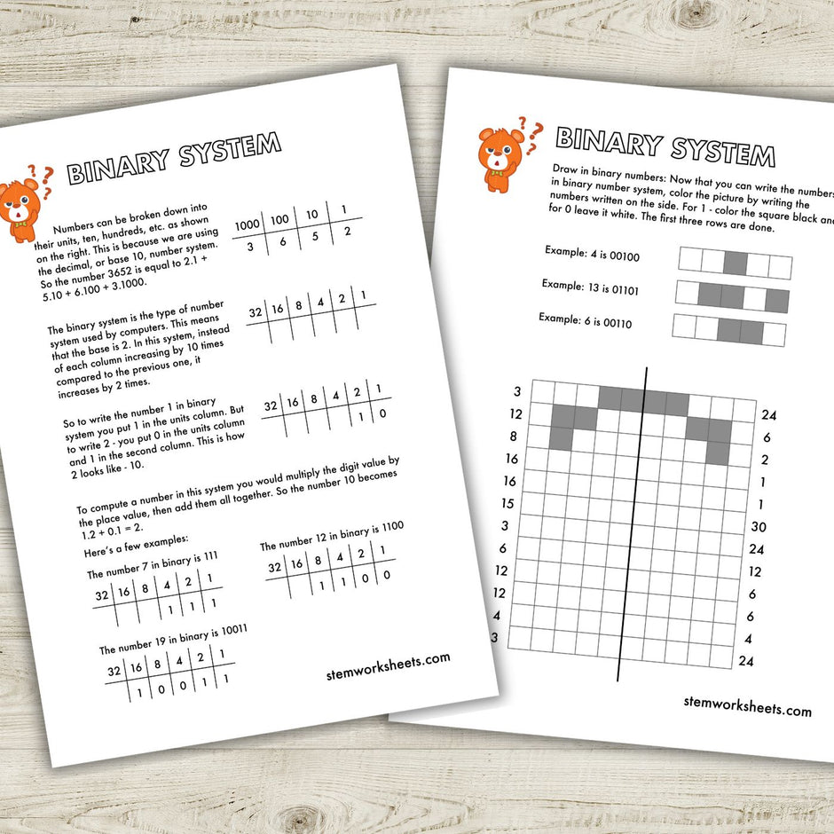 STEM Worksheets - spark your child's curiosity and love for learning ...